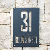 Custom House Numbers and Signs