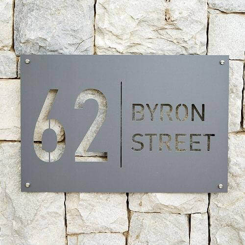 Custom House Numbers and Signs