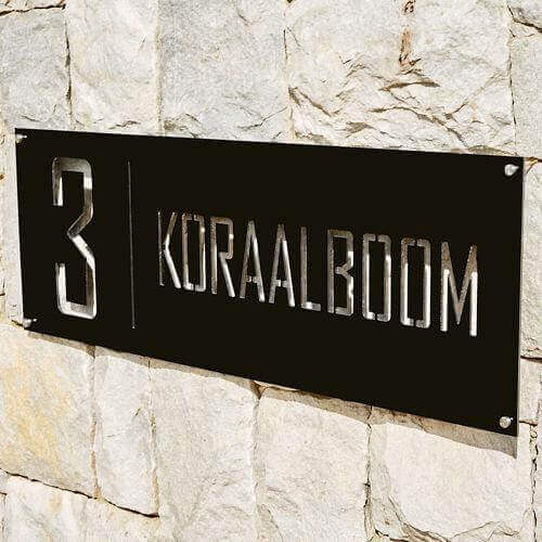 Custom House Numbers and Signs